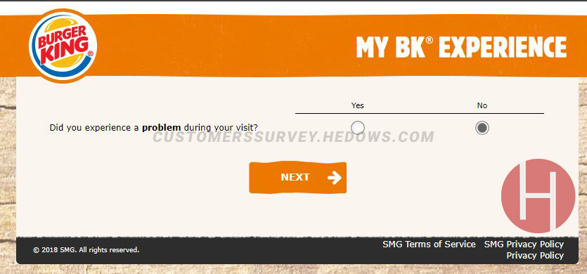 My BK Experience - Win a Free Whooper With Burger King Survey